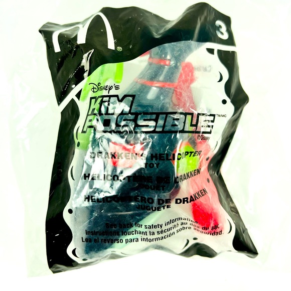 McDonald's | Toys | Kim Possible Drakkens Helicopter 203 Mcdonalds Nip ...